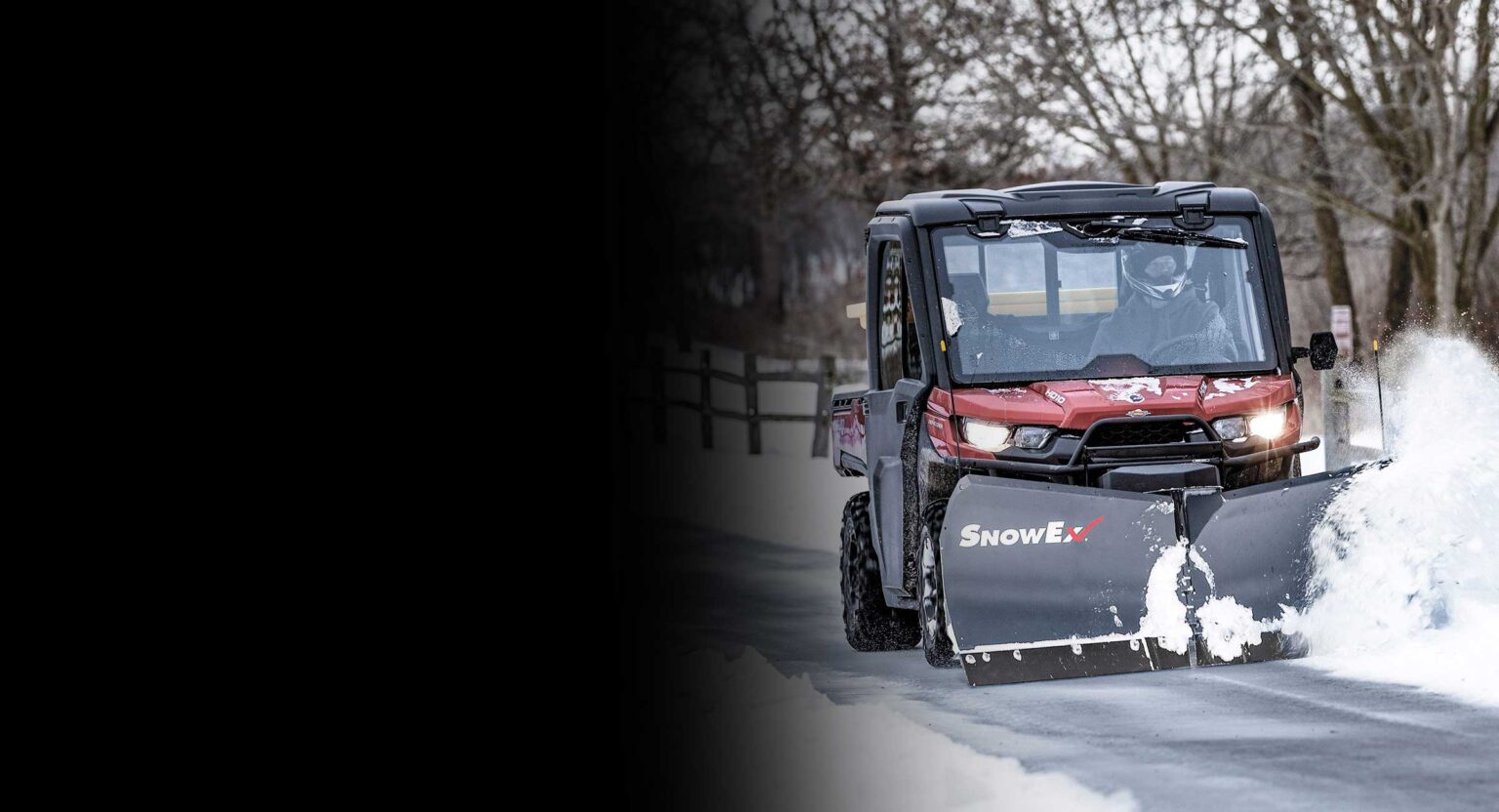 Heavy-Duty UTV & Compact Tractor V-Plow | SnowEx®
