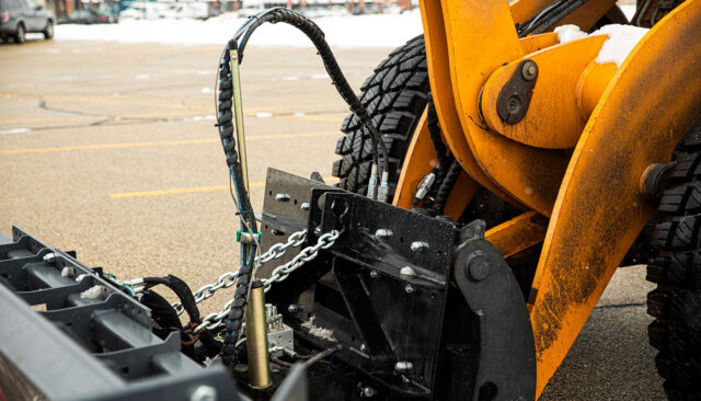 POWER PUSHER PRO Hydraulic-Wing Pusher Plow | SnowEx®