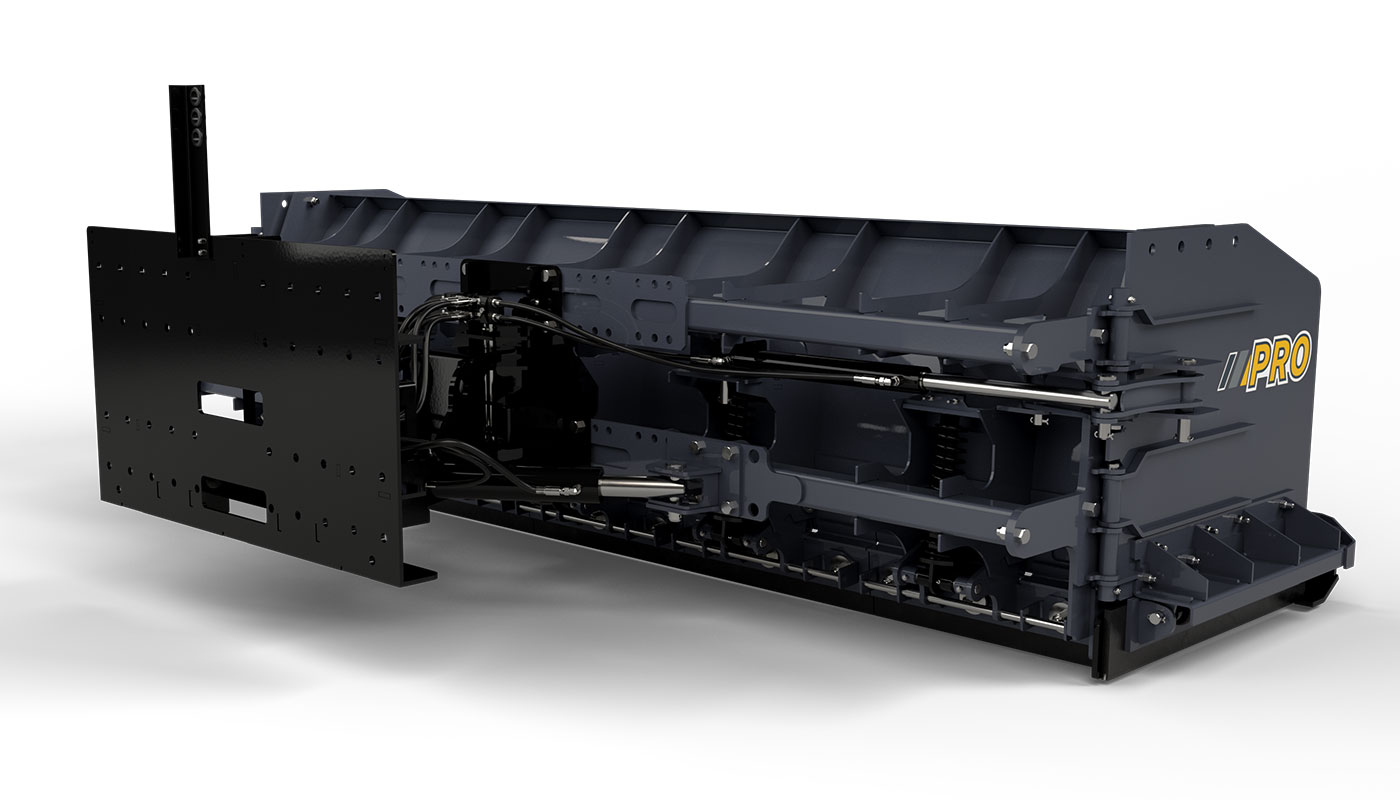 POWER PUSHER PRO Hydraulic-Wing Pusher Plow | SnowEx®